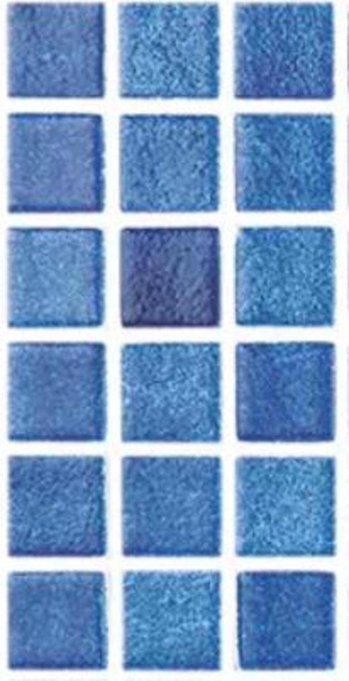 Modern 1x1 093508mantid Fog Navy Blue Anti-slip Glass - 508 Mosaic Tile ...