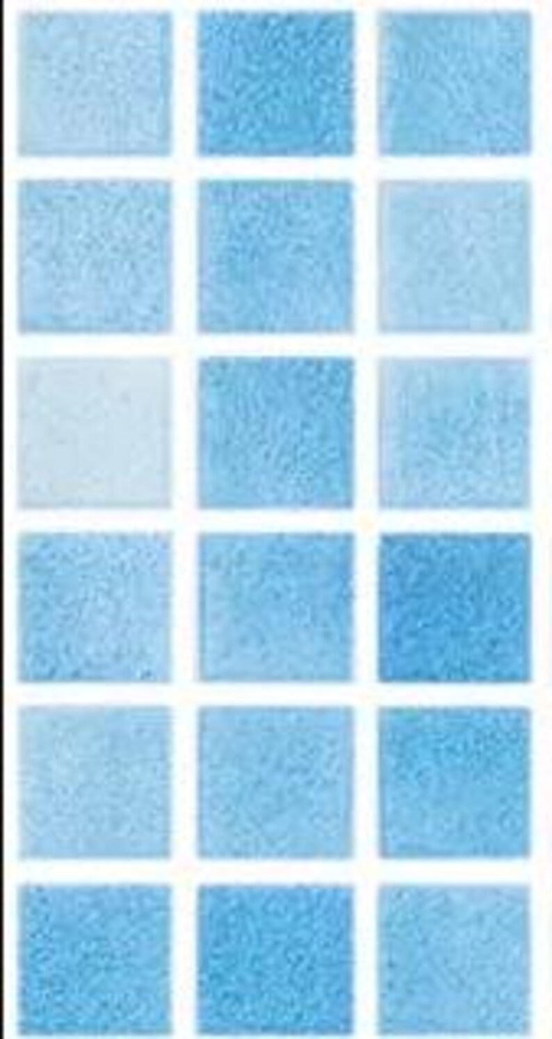 Modern 1x1 093110mantid Fog Sky Blue Anti-slip Glass - 110 Mosaic Tile ...