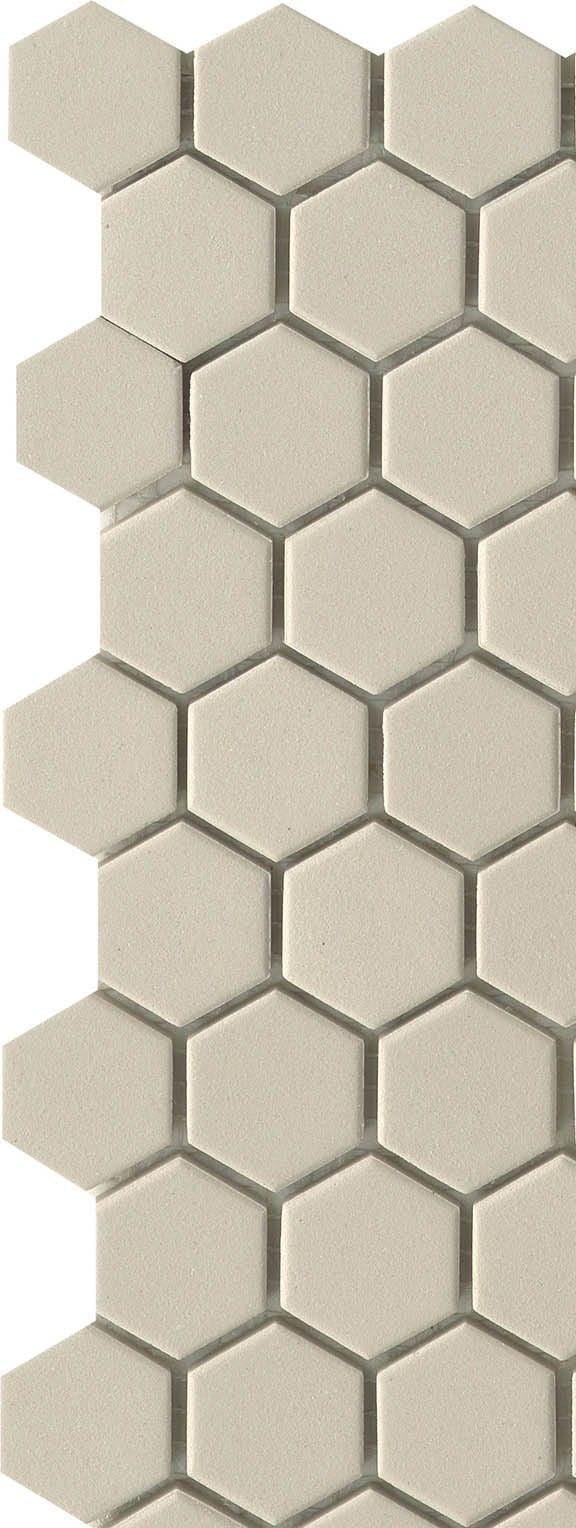 Modern Fawn 1X1 Hexagon Porcelain Matte Mosaic Tile B2C-SOURFA1111MH1 ...