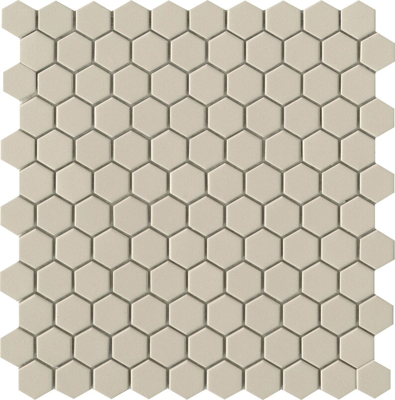 Modern Fawn 1X1 Hexagon Porcelain Matte Mosaic Tile B2C-SOURFA1111MH1 ...