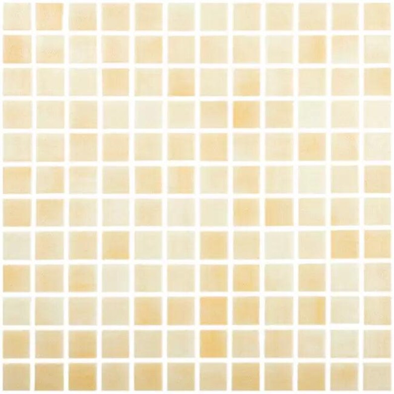 Modern 1X1 Squares 093504MANTID Fog Orange Anti-slip Glass 504 Mosaic ...