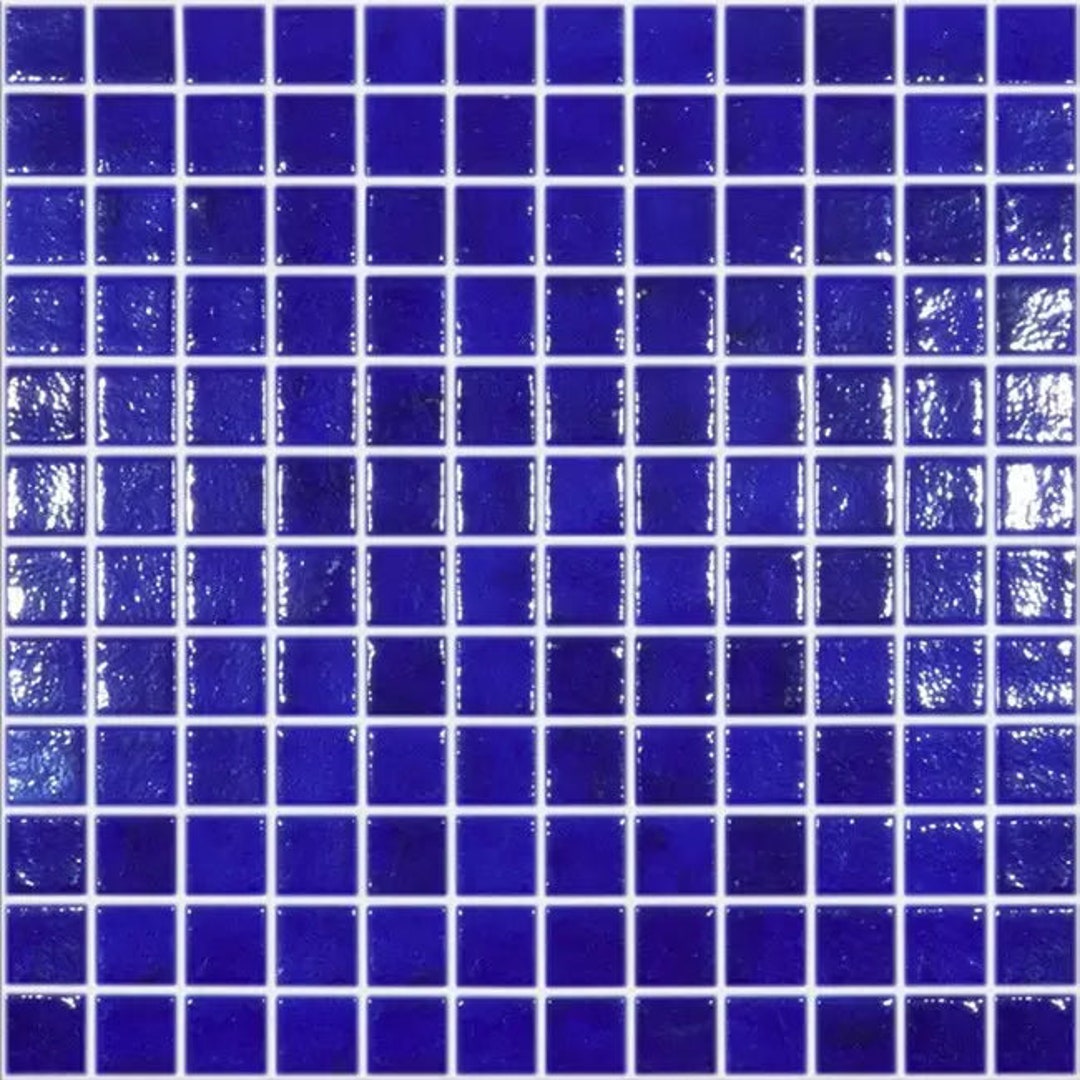 Modern 1X1 0931052M Blue Ocean 1052 Mosaic Tile - Etsy