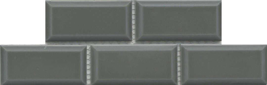 Classic 2X4 Gray Subway Glossy Porcelain Mosaic Tile B2C-REWAGR1112MBV ...