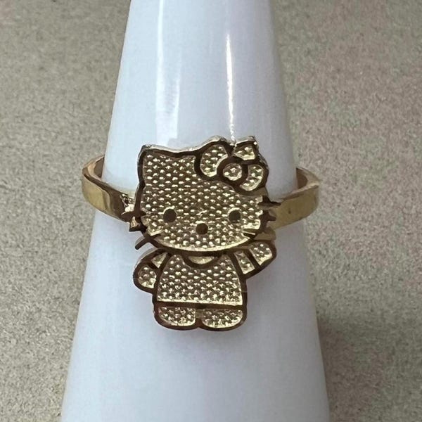Kitty Ring - Etsy