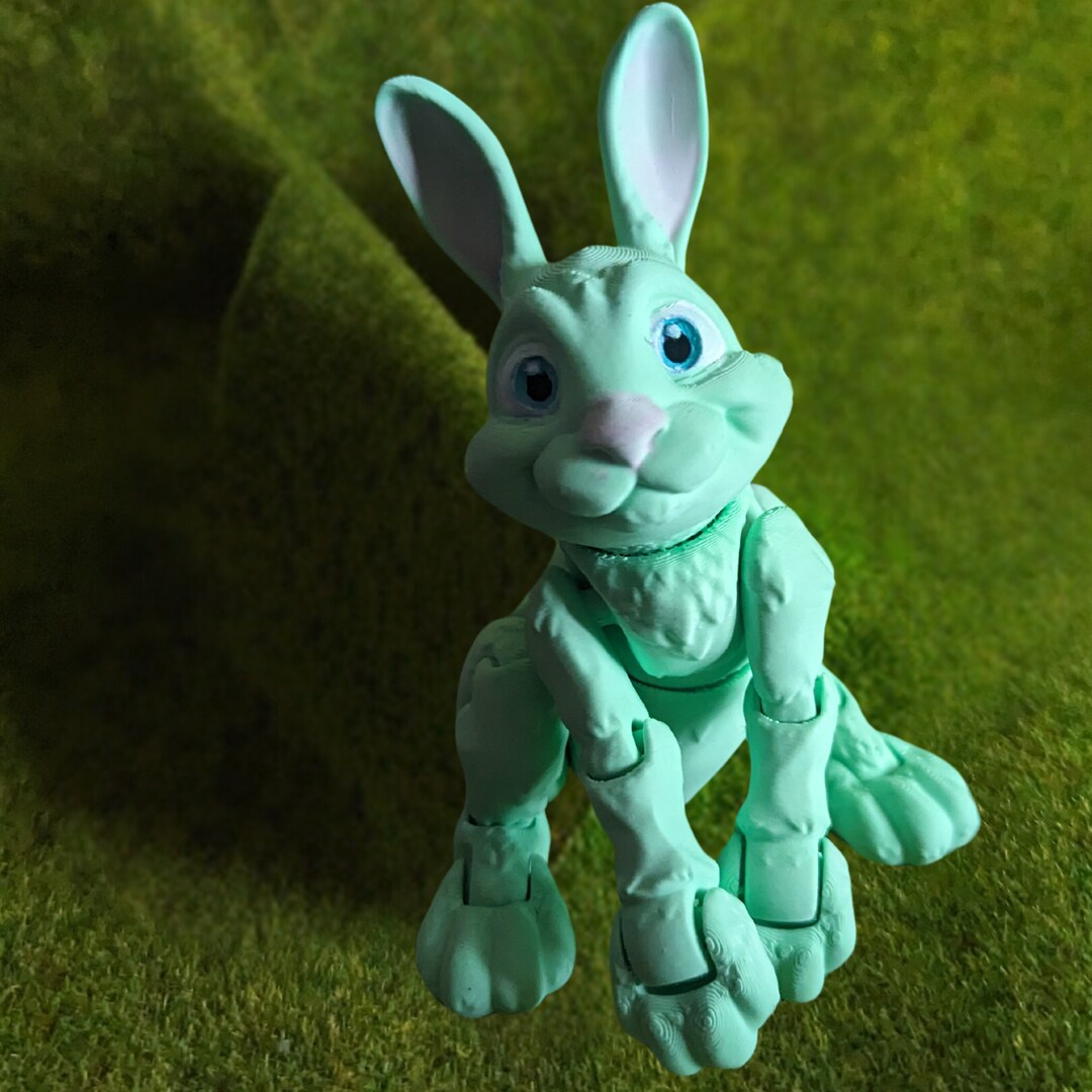 Fidget Easter Bunny Paint at Home ,cute Bunny Rabbits, , 3D Printed ...