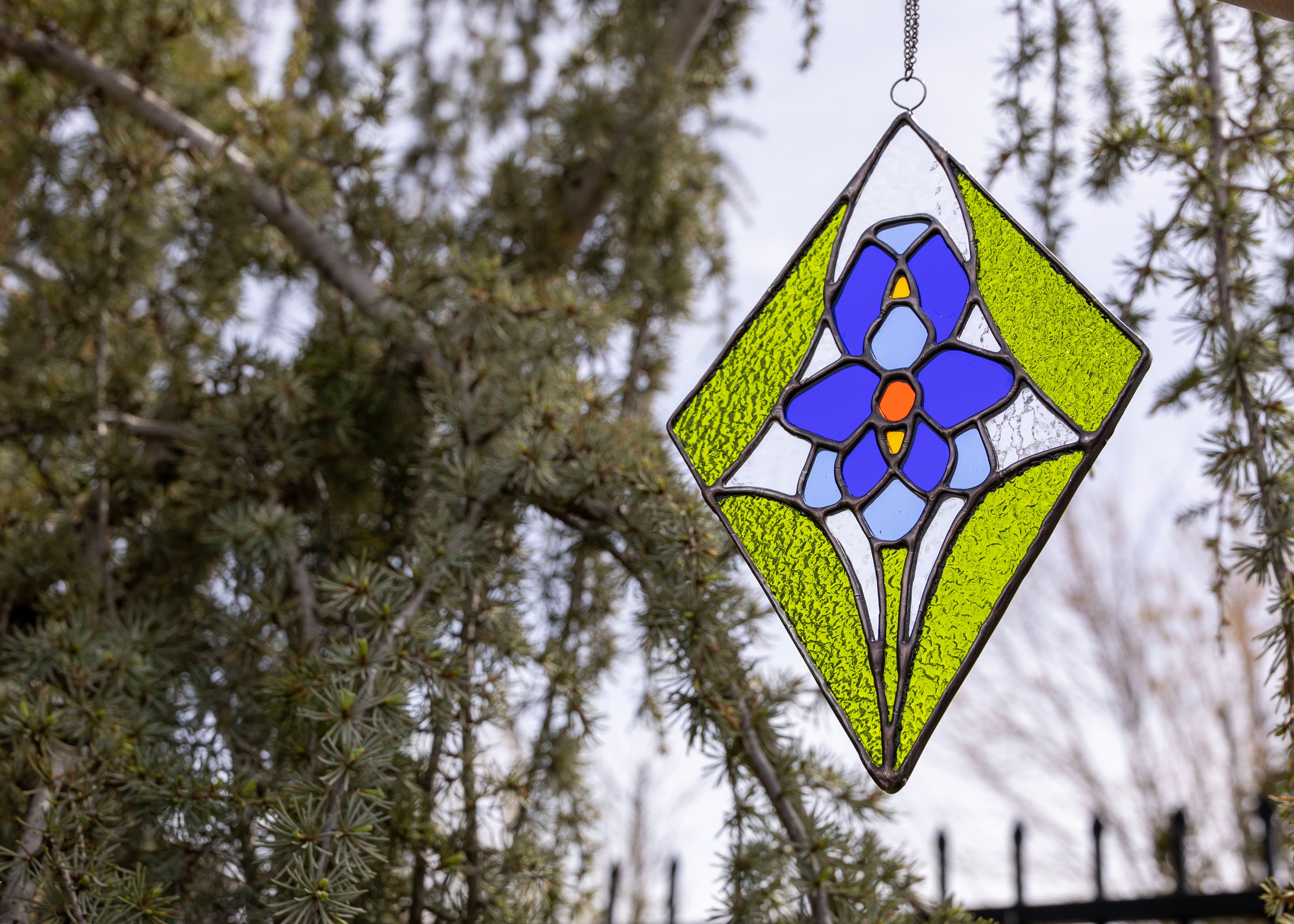 Iris Diamond • Stained Glass Pattern • Digital Download • HOBBY LICENSE ...