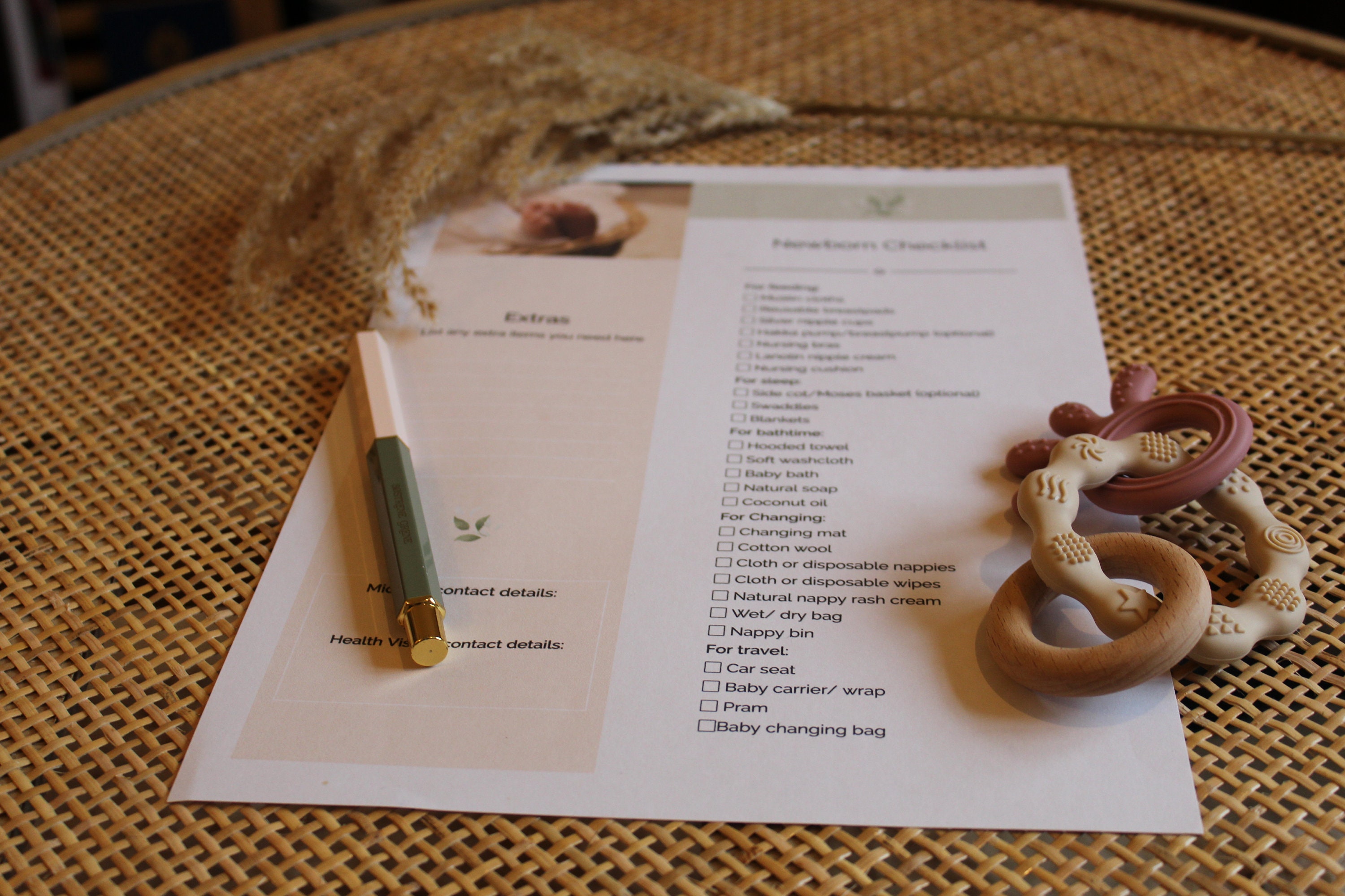Printable Labour/birth Checklist | Catholic Birth Minimalist Essentials ...