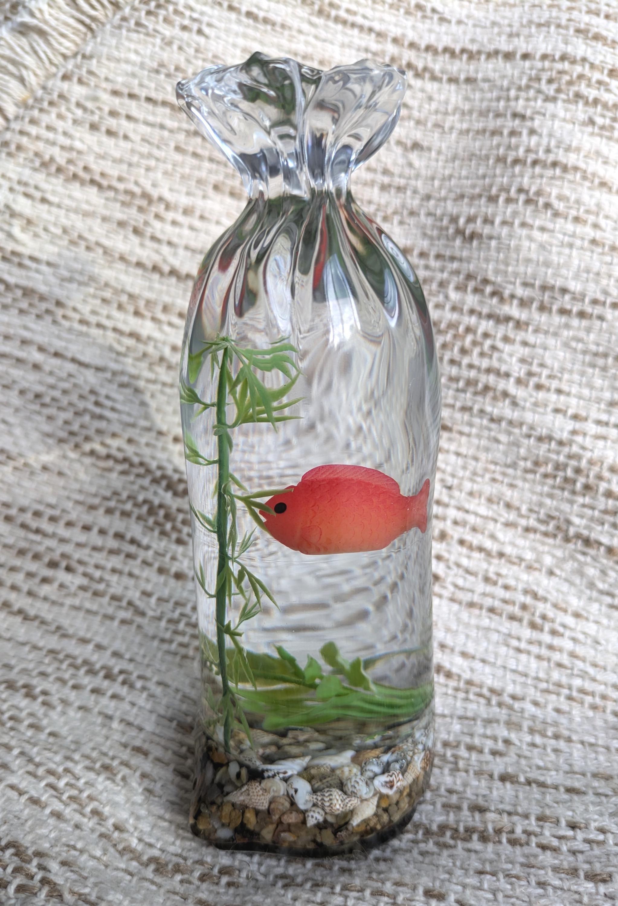 Fish in a Bag, Lucky Bag, Epoxy Fish - Etsy