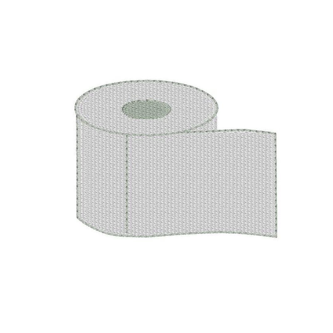 Toilet Paper Roll Machine Embroidery Design (instant Download) - Etsy