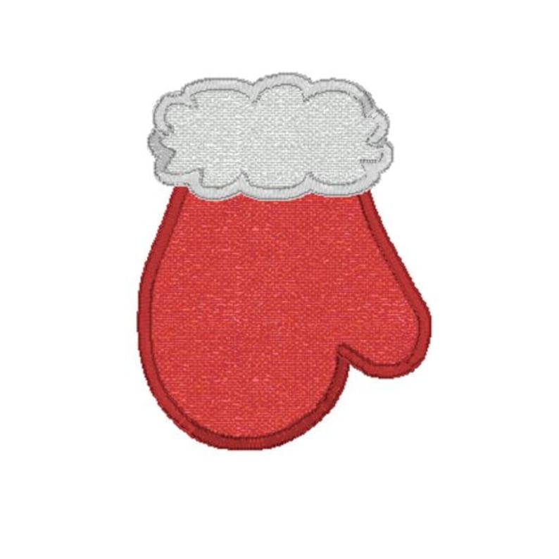 Mitten Applique Machine Embroidery Design: Several Sizes - Etsy