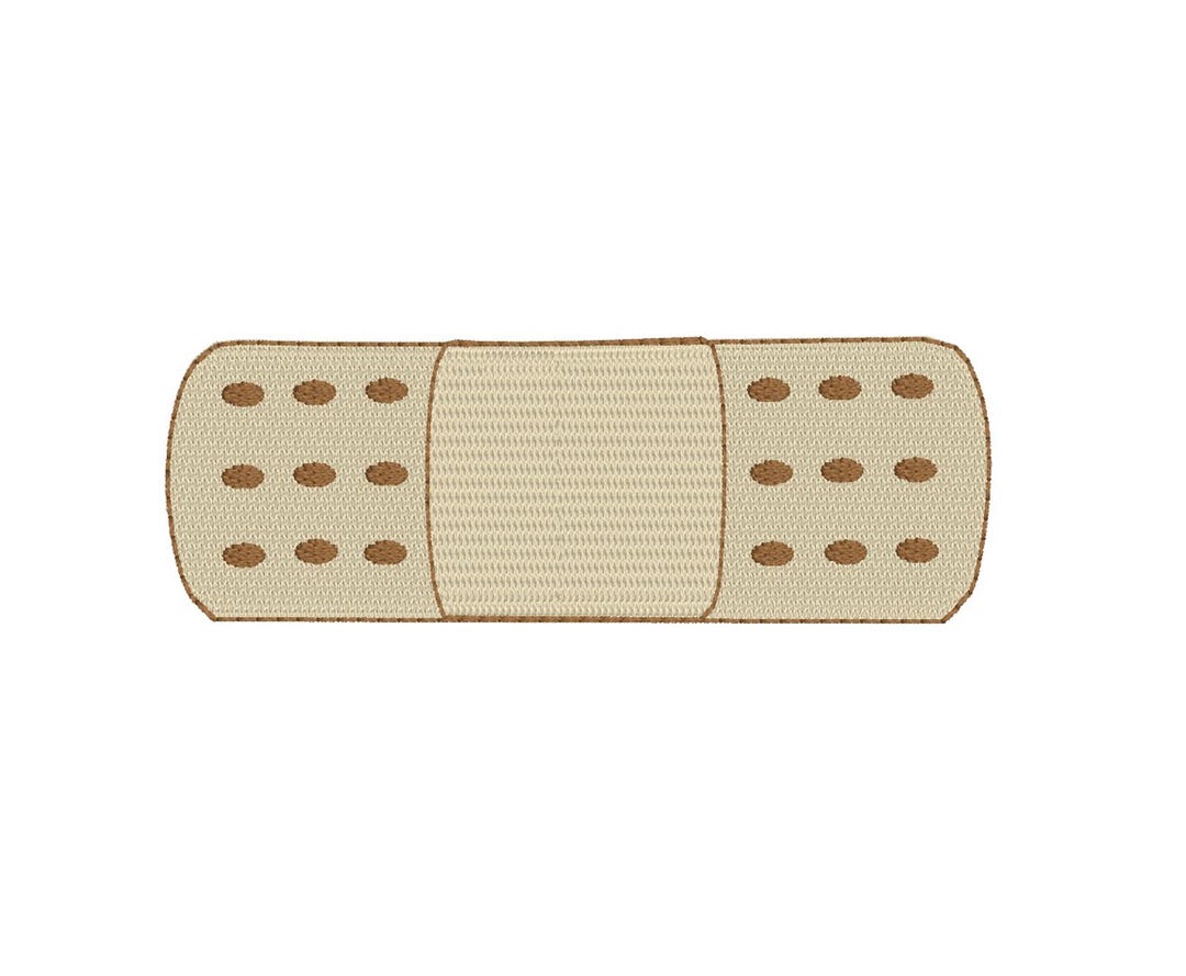 Bandage Embroidery Design: Fill Stitch (instant Download) - Etsy