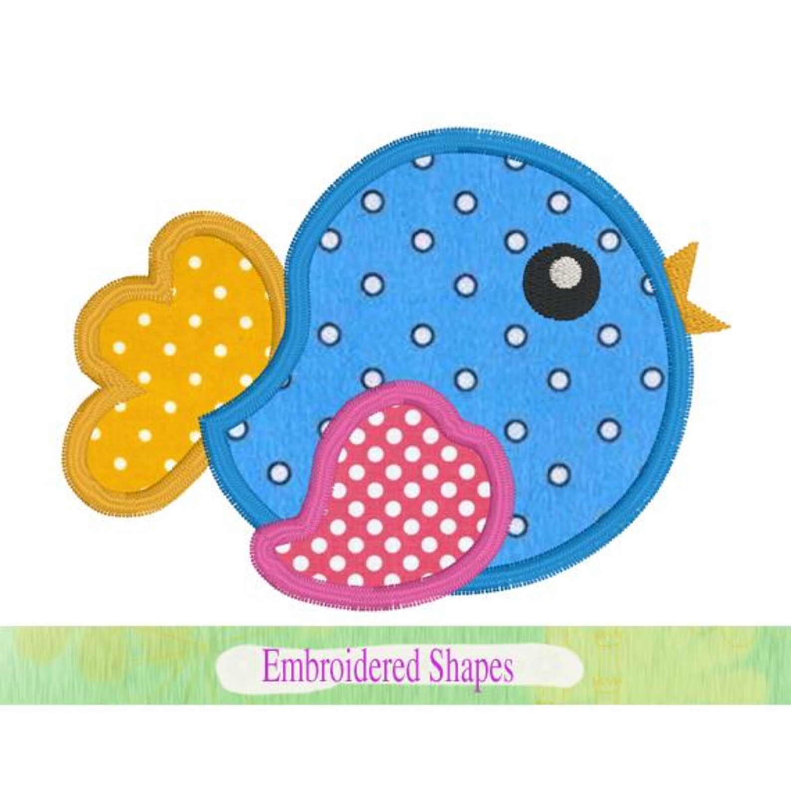 Bird Applique Machine Embroidery Design, INSTANT DOWNLOAD Files - Etsy