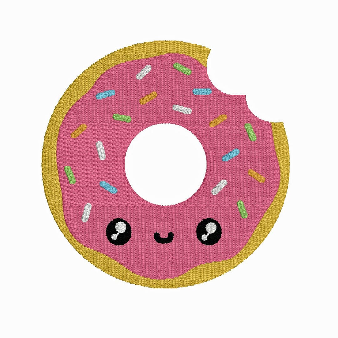 Donut Machine Embroidery Design, Donut Embroidery Design, Instant ...
