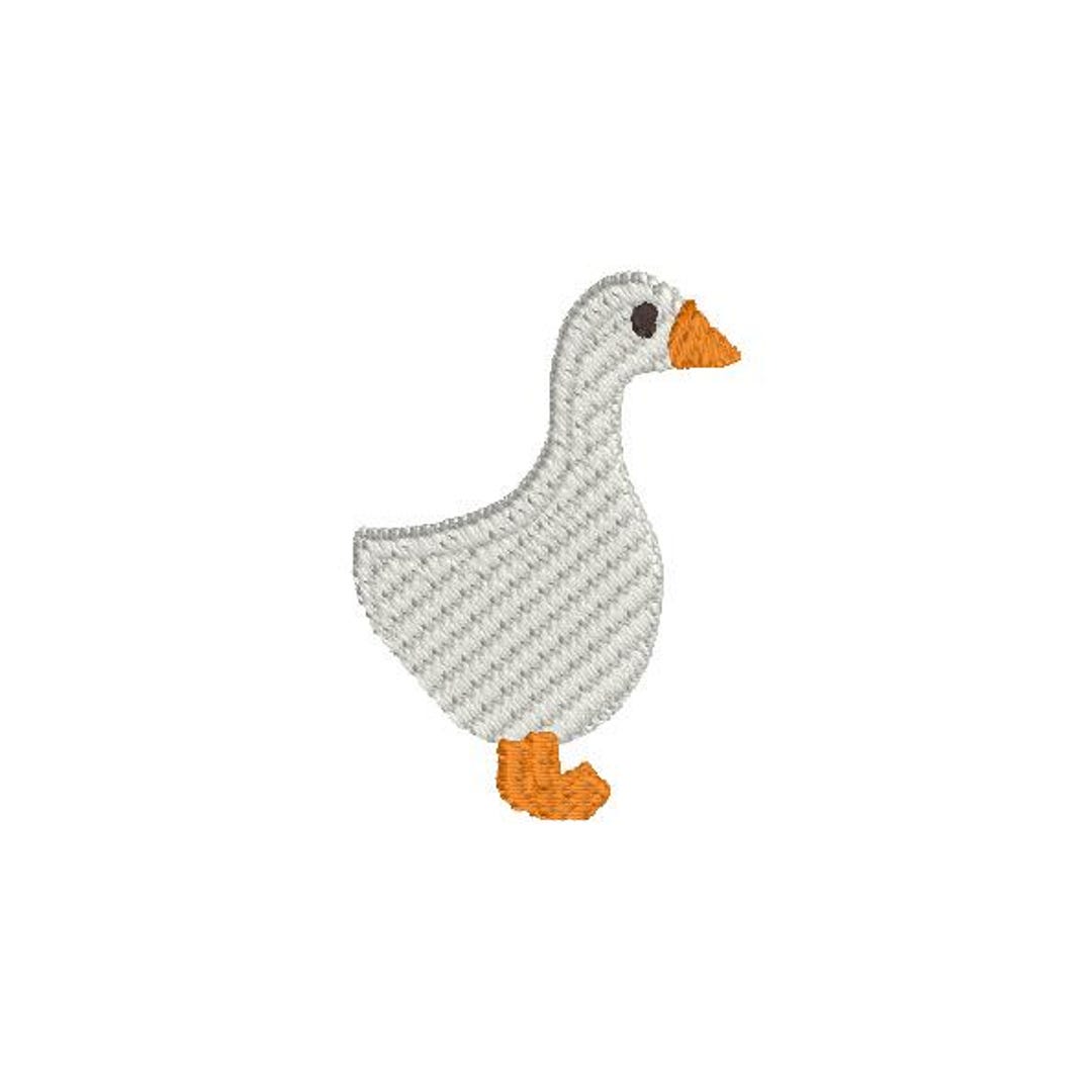 Goose Machine Embroidery Design: Instant Download Files - Etsy