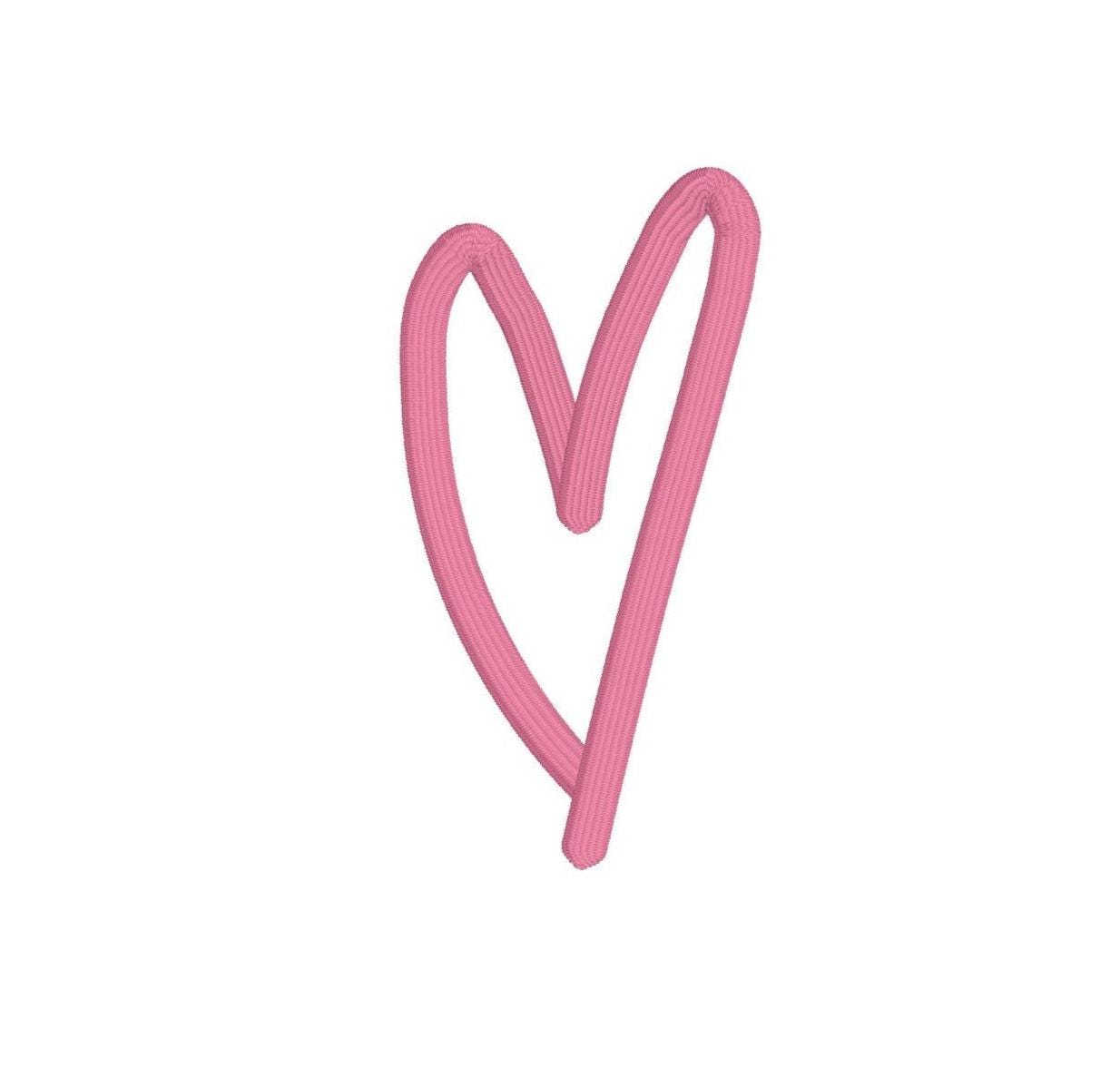 Heart Outline Machine Embroidery Design: Mini Sizes (instant Download ...