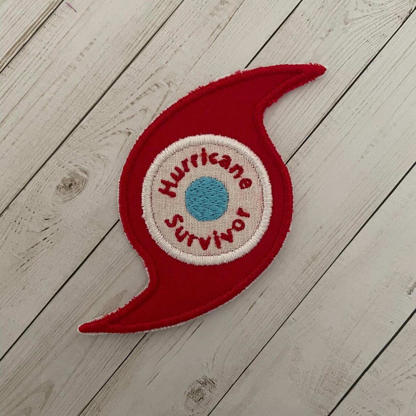 Hurricane Survivor Embroidery Applique Design (instant Download) - Etsy