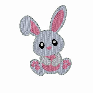Bunny Machine Embroidery Design, Easter Bunny Embroidery Design ...