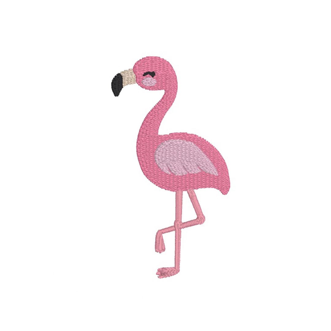 Flamingo Fill Machine Embroidery Design, Pink Flamingo Embroidery ...