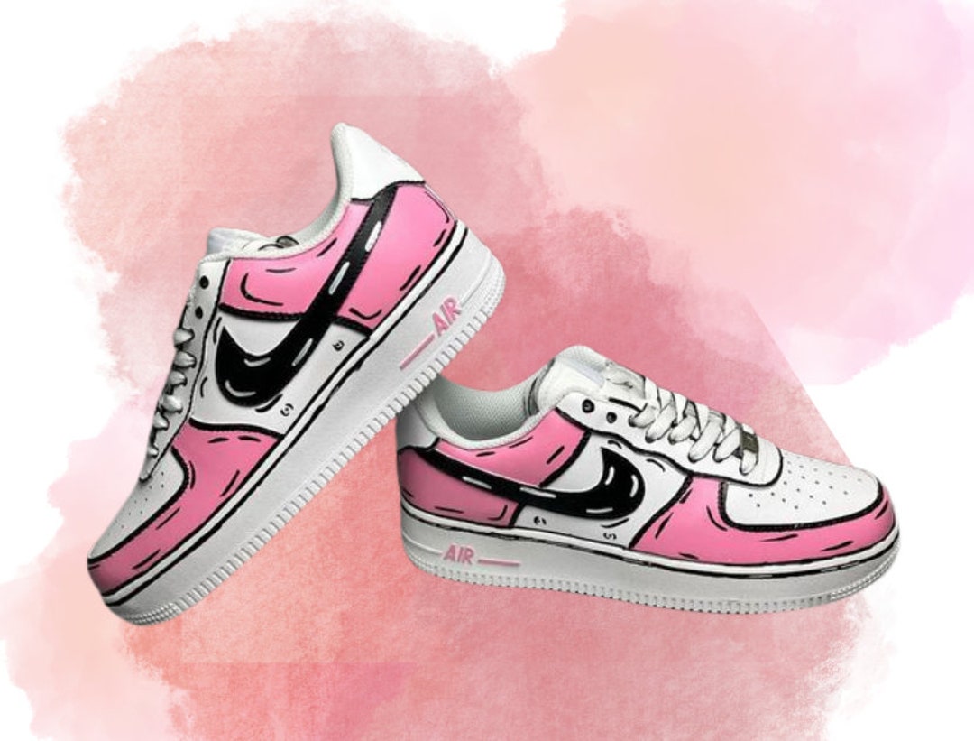 Bubble Gum Doodle Art Kicks - Etsy