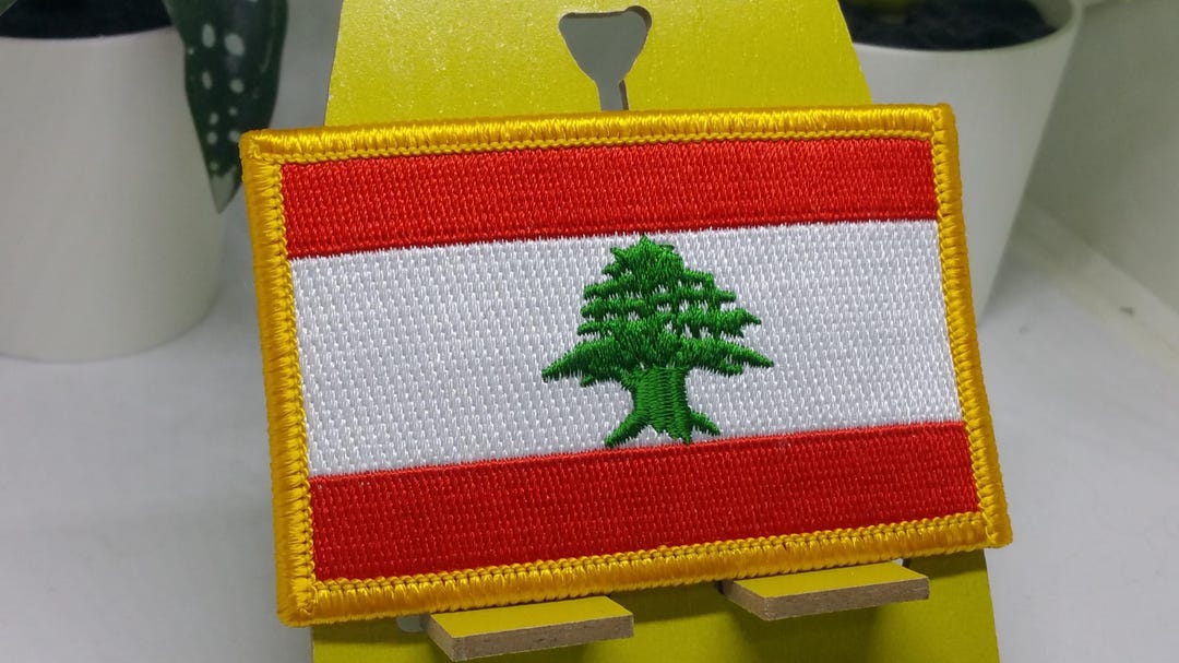 Republic of Lebanon Flag Patch Morale Patch - 2x3 Inches | Al ...