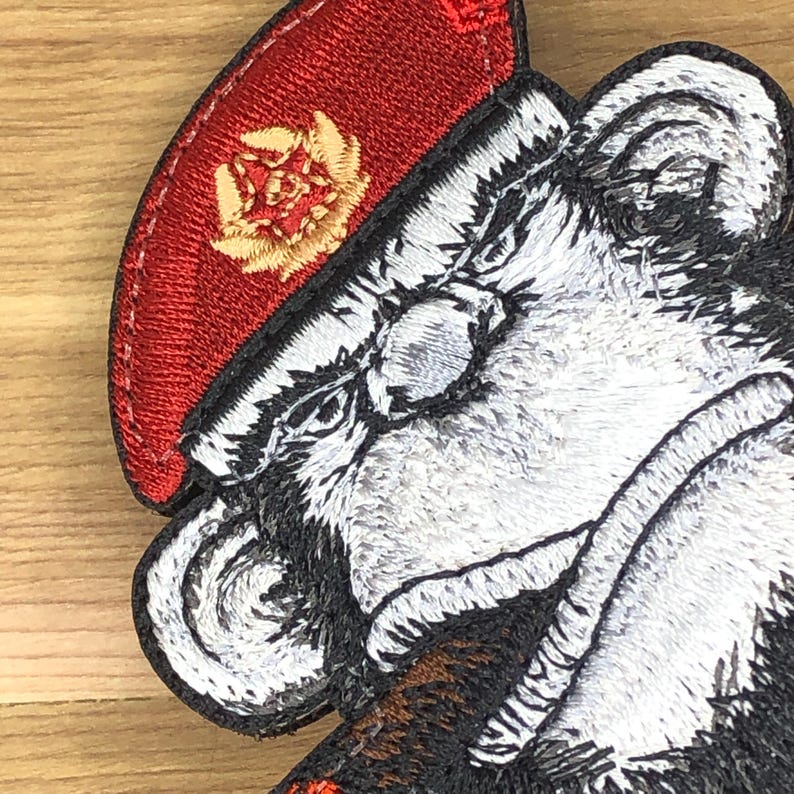 Russian Spetsnaz Red Beret Special Tactical Forces Ape Smoking Cigar ...