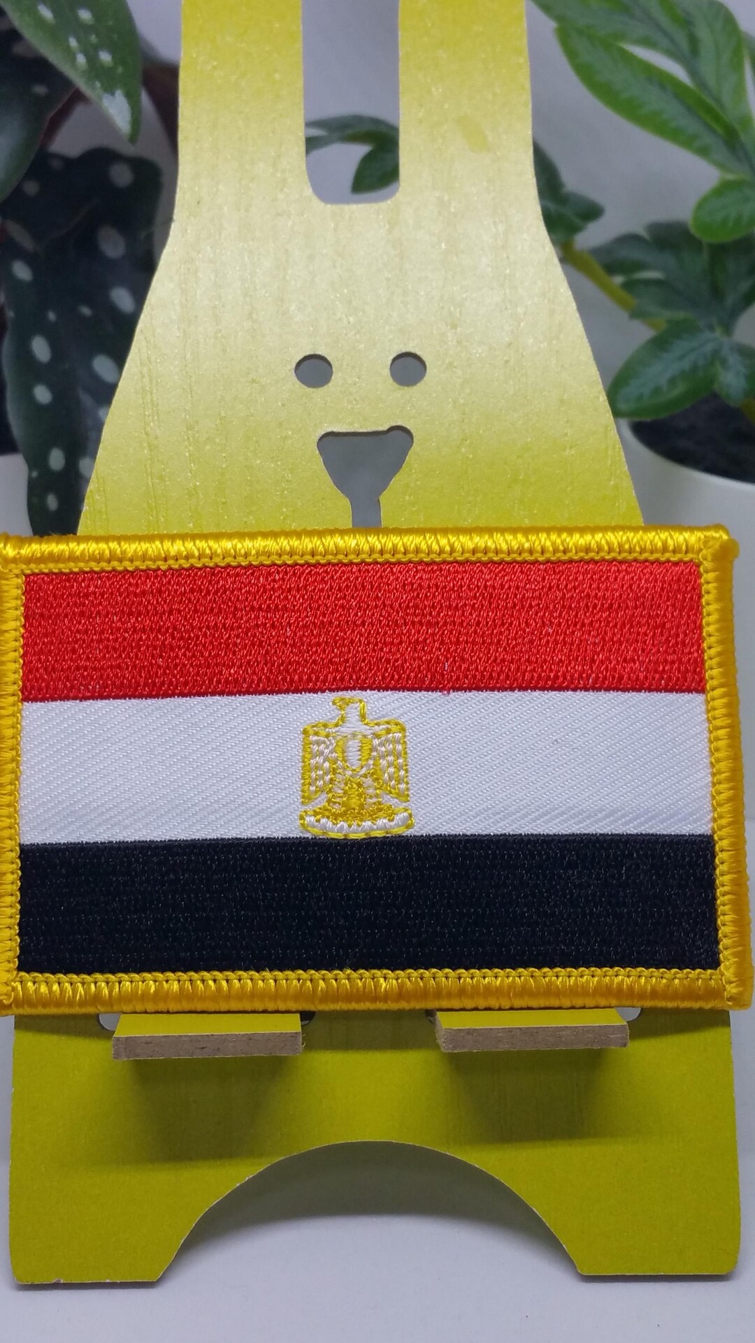 National Flag Arab Republic of Egypt Patch Morale Patch - 2x3 Inches ...