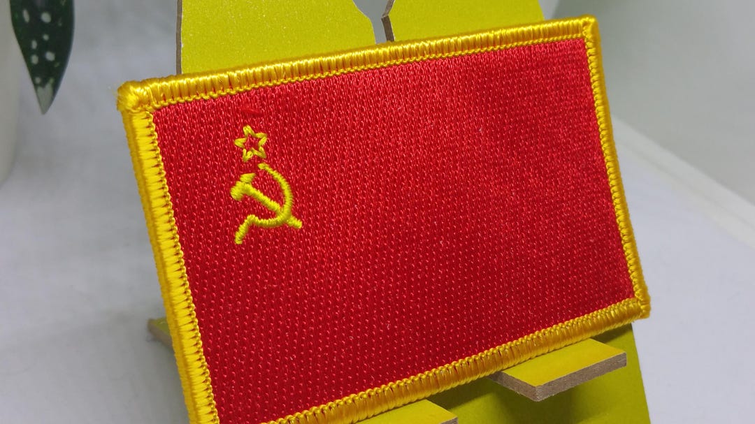 Soviet Flag USSR CCCP Russian Federation Shoulder Patch Morale Boost ...