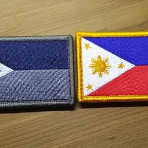 Philippines Flag Patch Morale Tactical Iron on Republika Ng Pilipinas ...