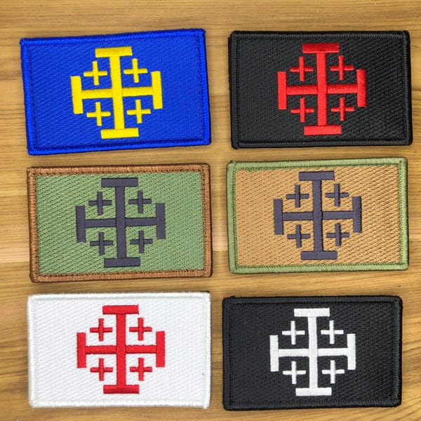 Velcro Jerusalem Patch - Etsy