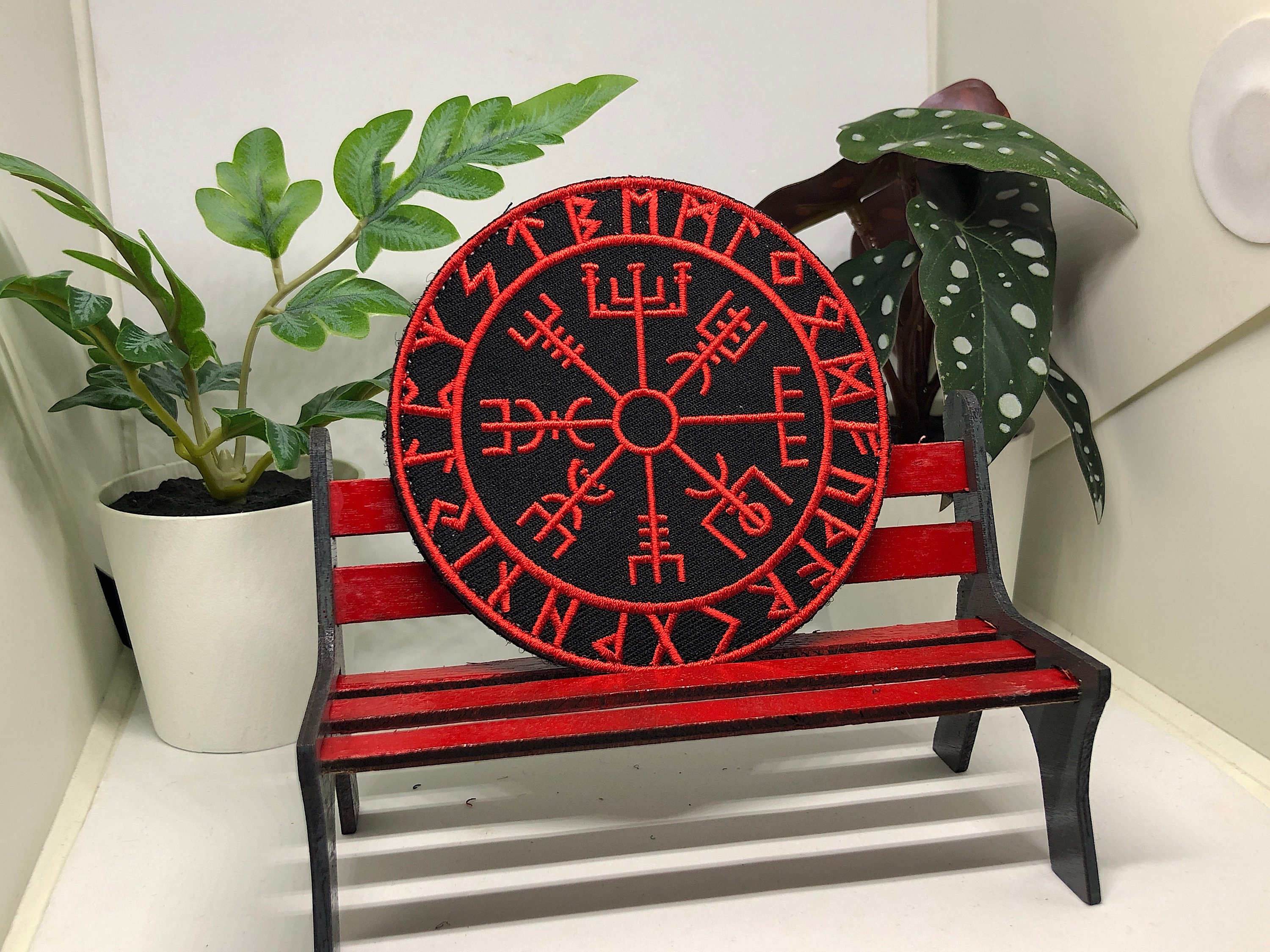 Vegvisir Compass Viking Shoulder Patch Morale Boost Tactical Airsoft ...