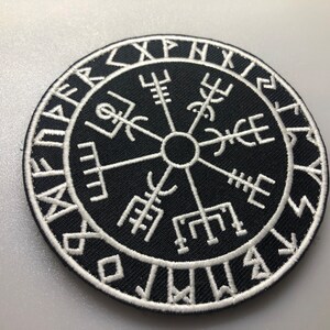 Vegvisir Compass Viking Shoulder Patch Morale Boost Tactical Airsoft ...