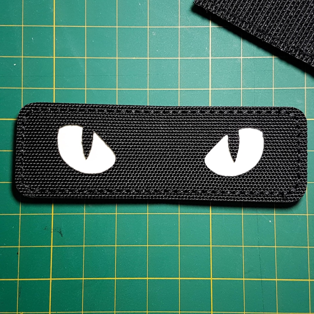 Reflective Cat Eyes Morale Badge Patch - Tactical Gear Badge - Etsy