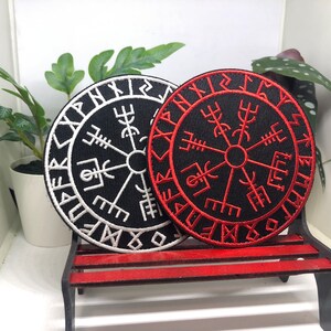 Vegvisir Compass Viking Shoulder Patch Morale Boost Tactical Airsoft ...