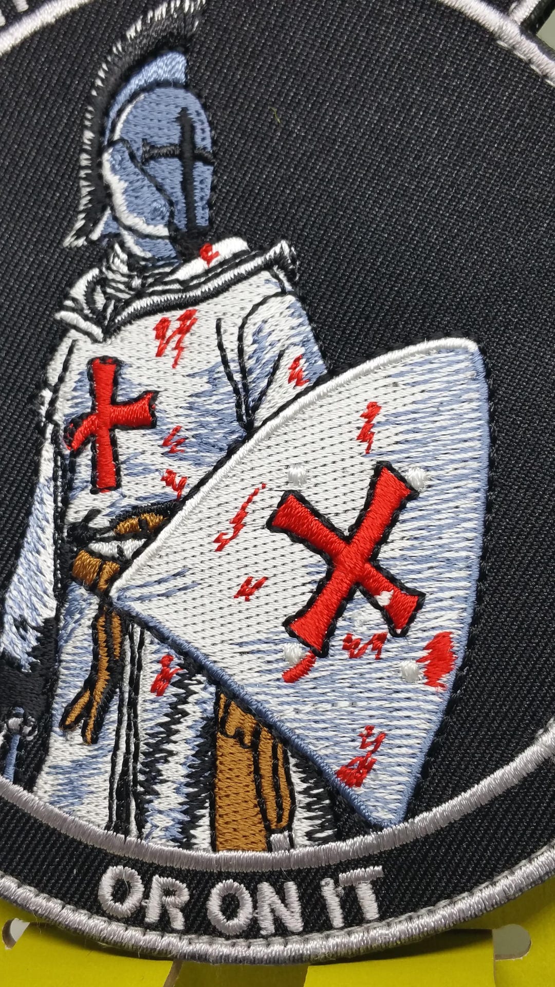 Knight Templar Tactical Patch Morale Cross Shield God Wills It ...