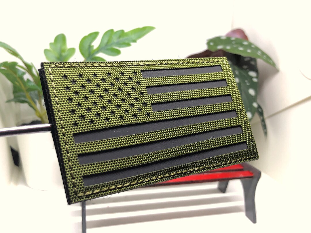 Unites States Laser Cut Flag IR Shoulder Patch Morale Boost Tactical ...