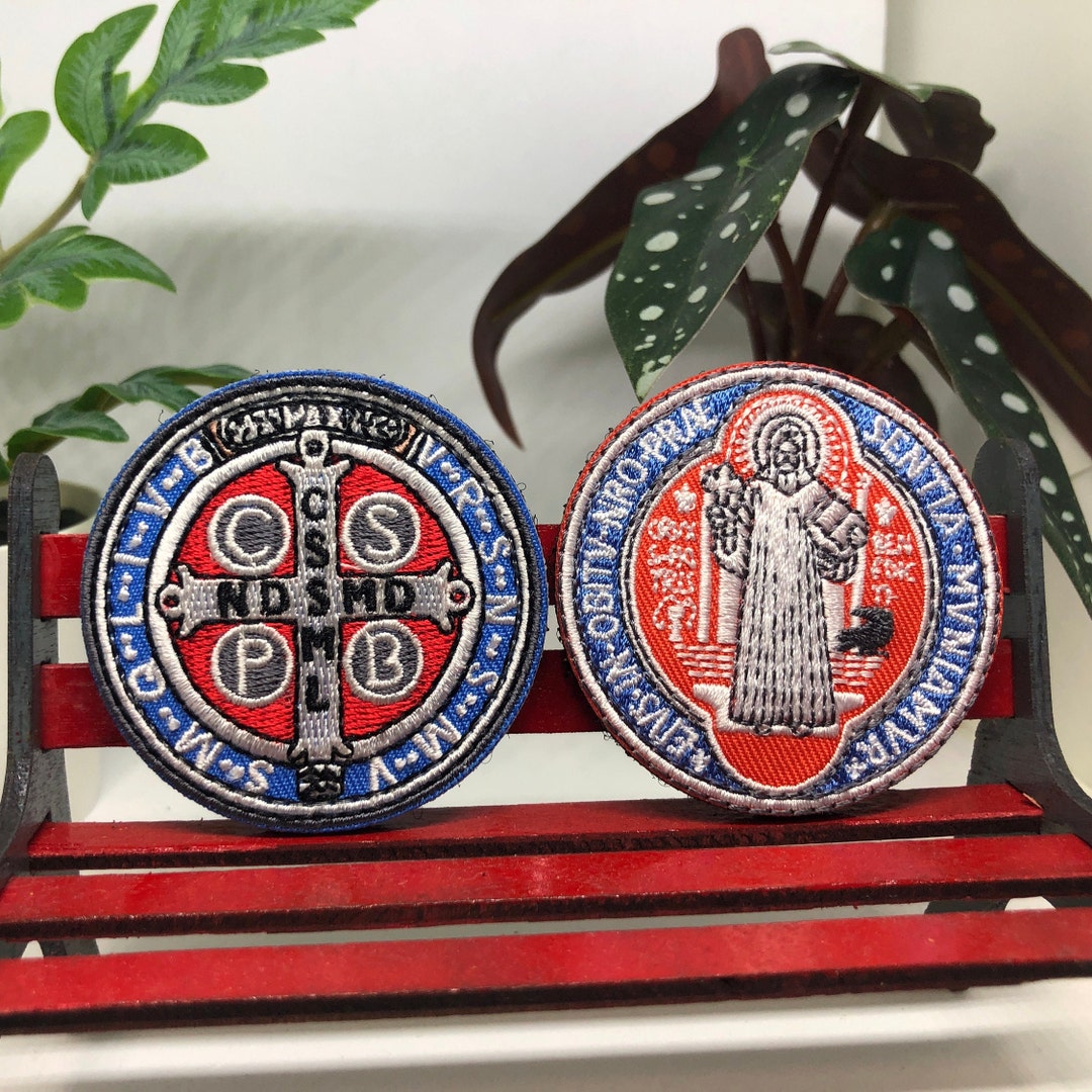 2" Small Saint Benedict Medal Sacramental Patch Morale Tactical ...