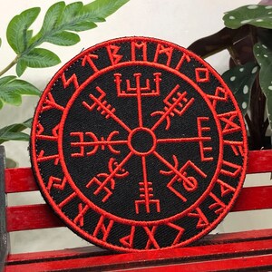 Vegvisir Compass Viking Shoulder Patch Morale Boost Tactical Airsoft ...