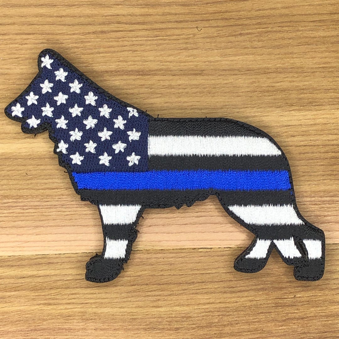 Tbl K9 Gsd Dog Paw Canine Black Swat Cut Patch Usa Morale Star Stripes ...