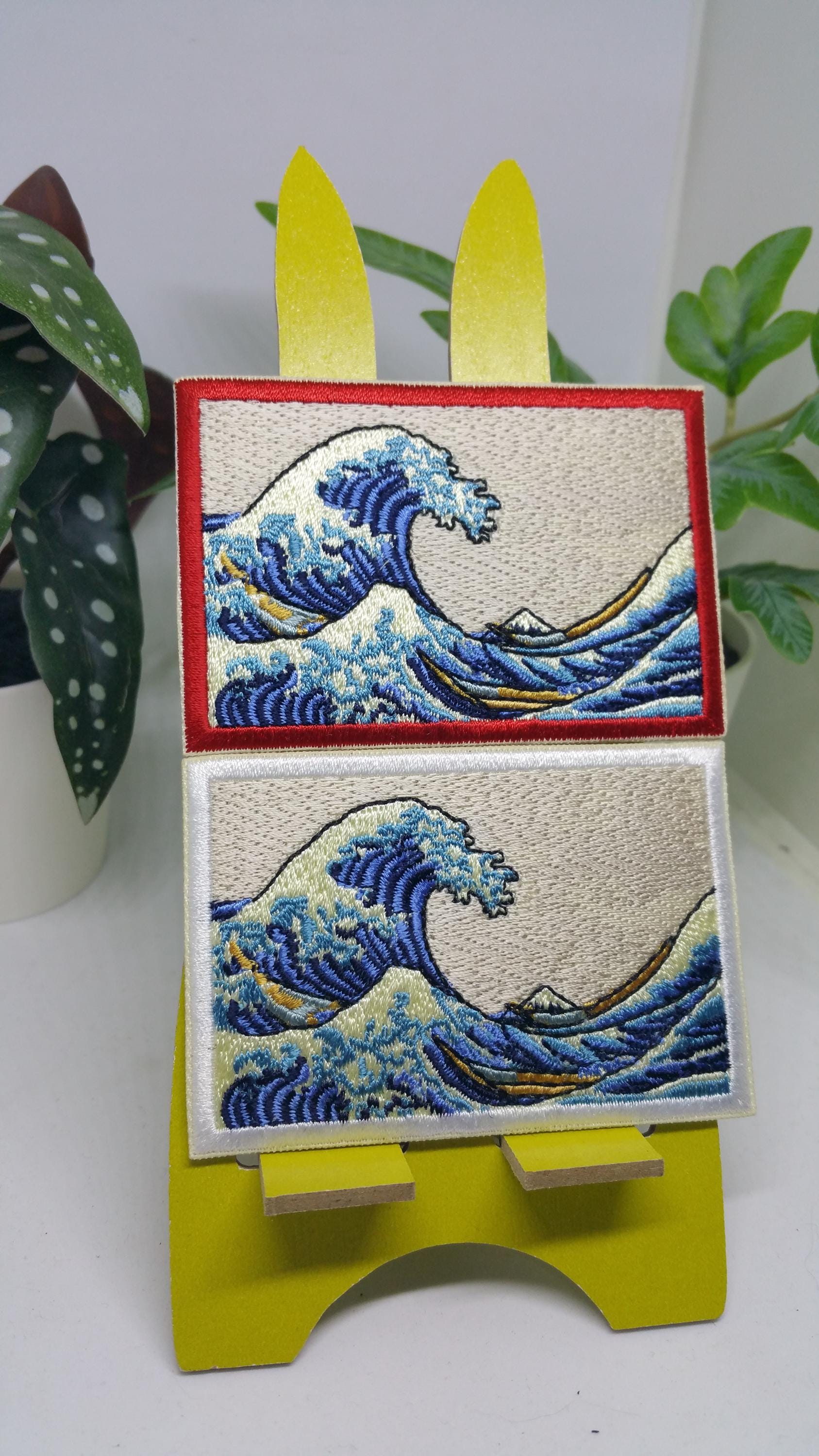 The Great Wave off Kanagawa Patch - Hokusai Japanese Art Morale Badge ...