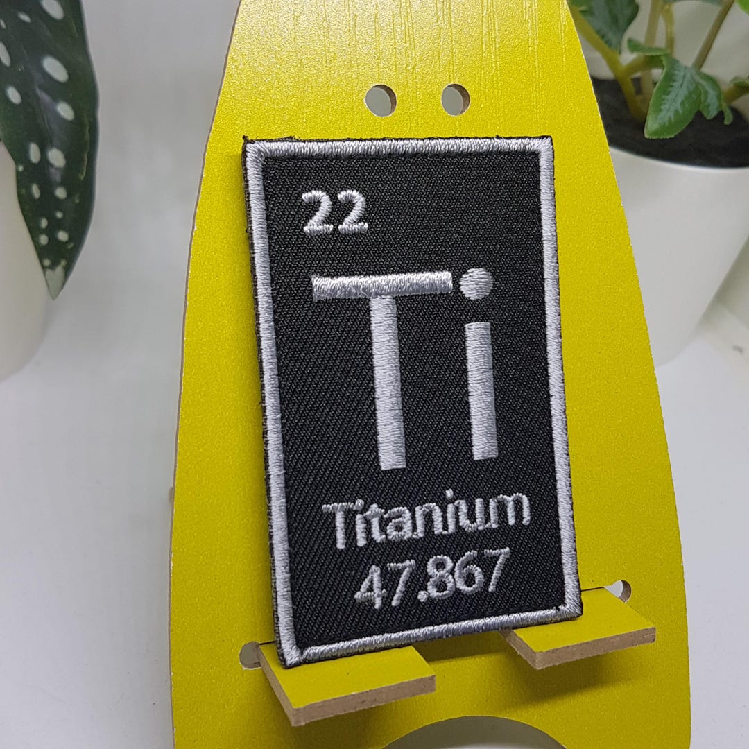 Titanium Ti Periodic Table Bullet Patch Morale Tactical Meme Army ...