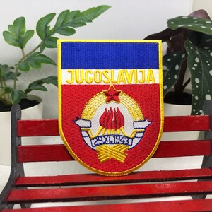 Jugoslovenska Zastava Yugo Yugoslavia Flag Patch Morale Tactical Trobojka Jugoslavija Sport ...