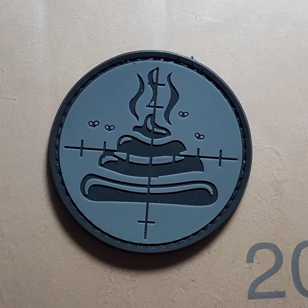 PVC Target Scope Poop Emoji Military Police Motorcycle Patch Morale ...
