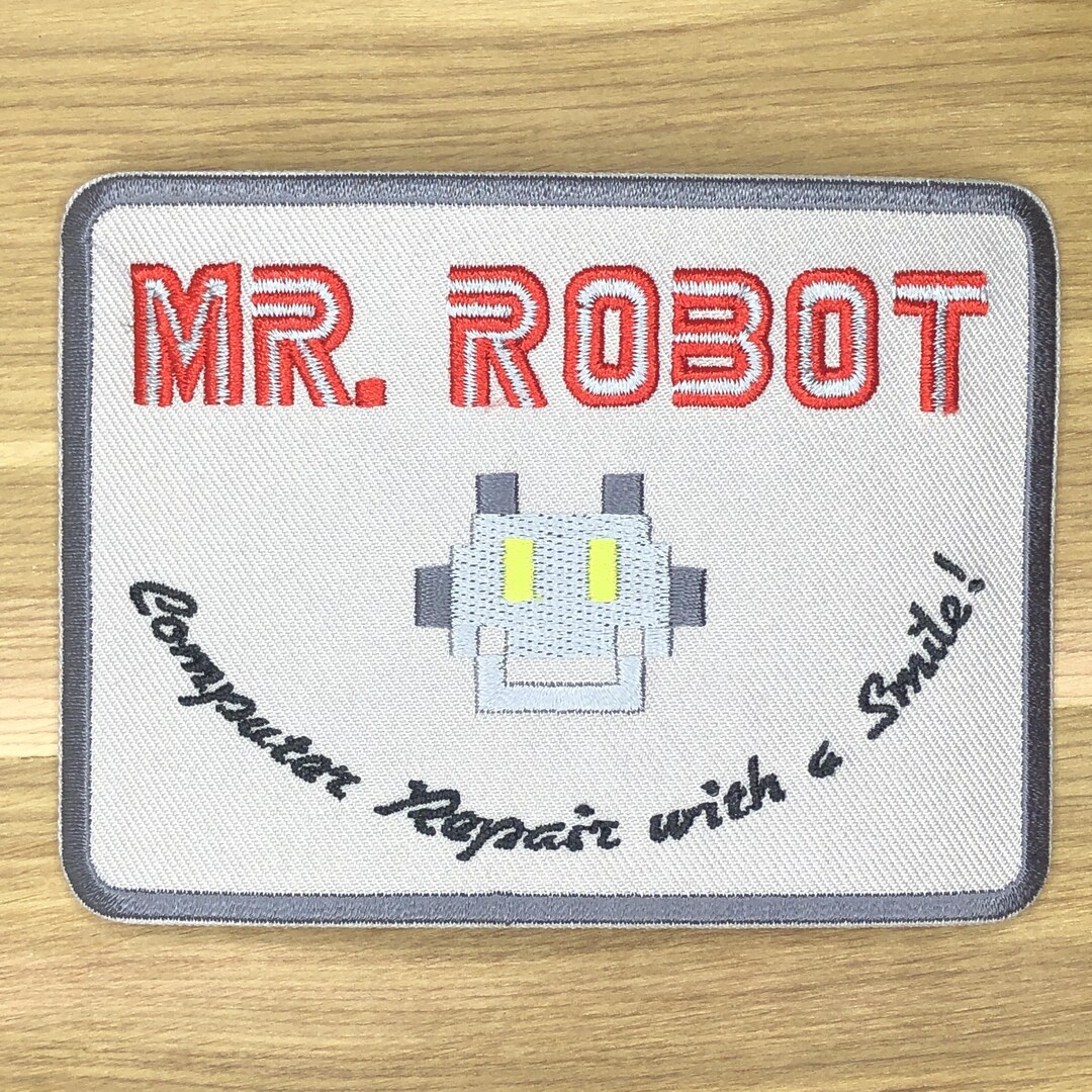 ROBOT Patch Morale Boost Comicon Cosplay Computer Repair With the Smile ...