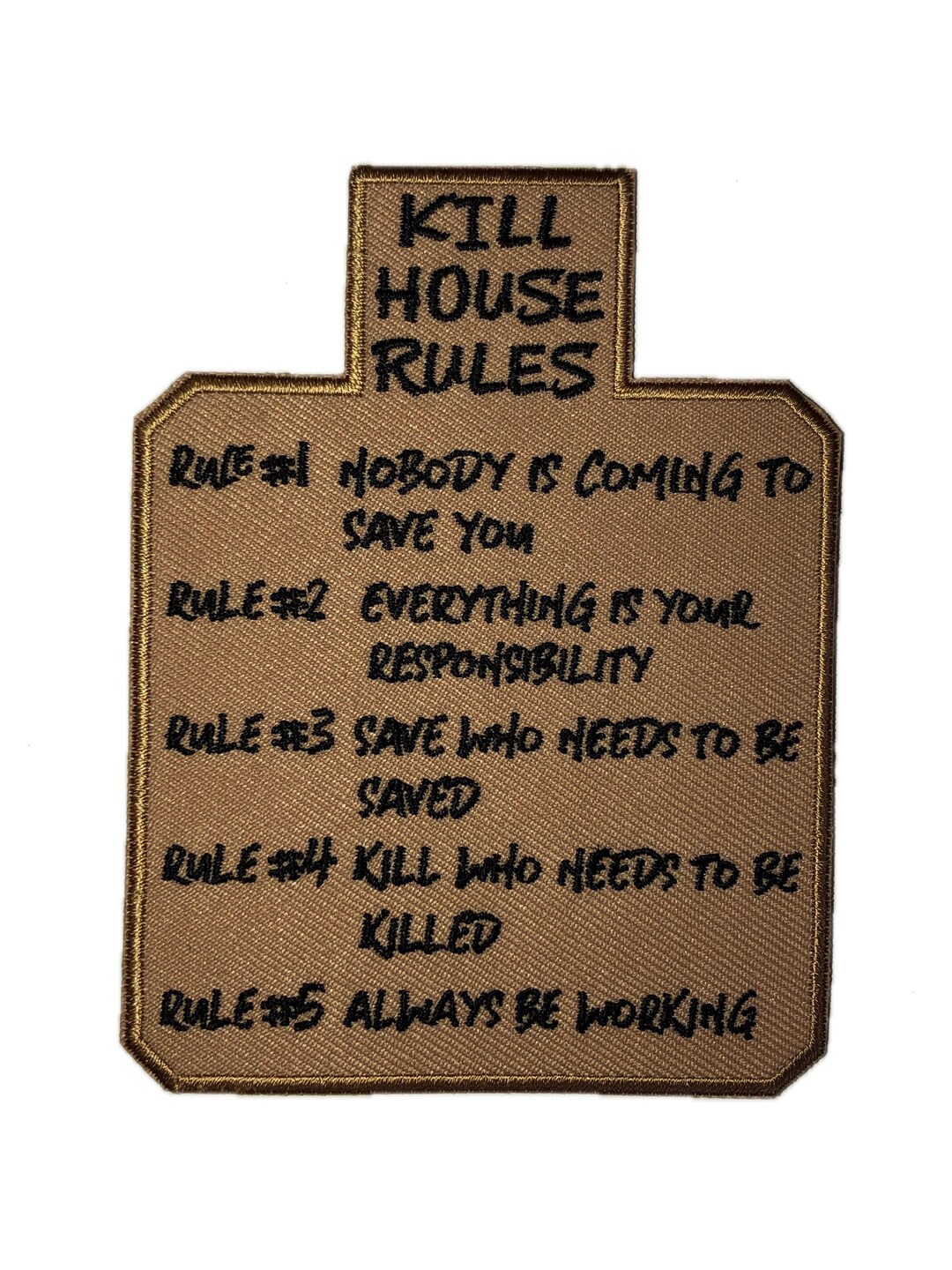Kill House Rules Patch - Military Shooting Range Morale - Etsy