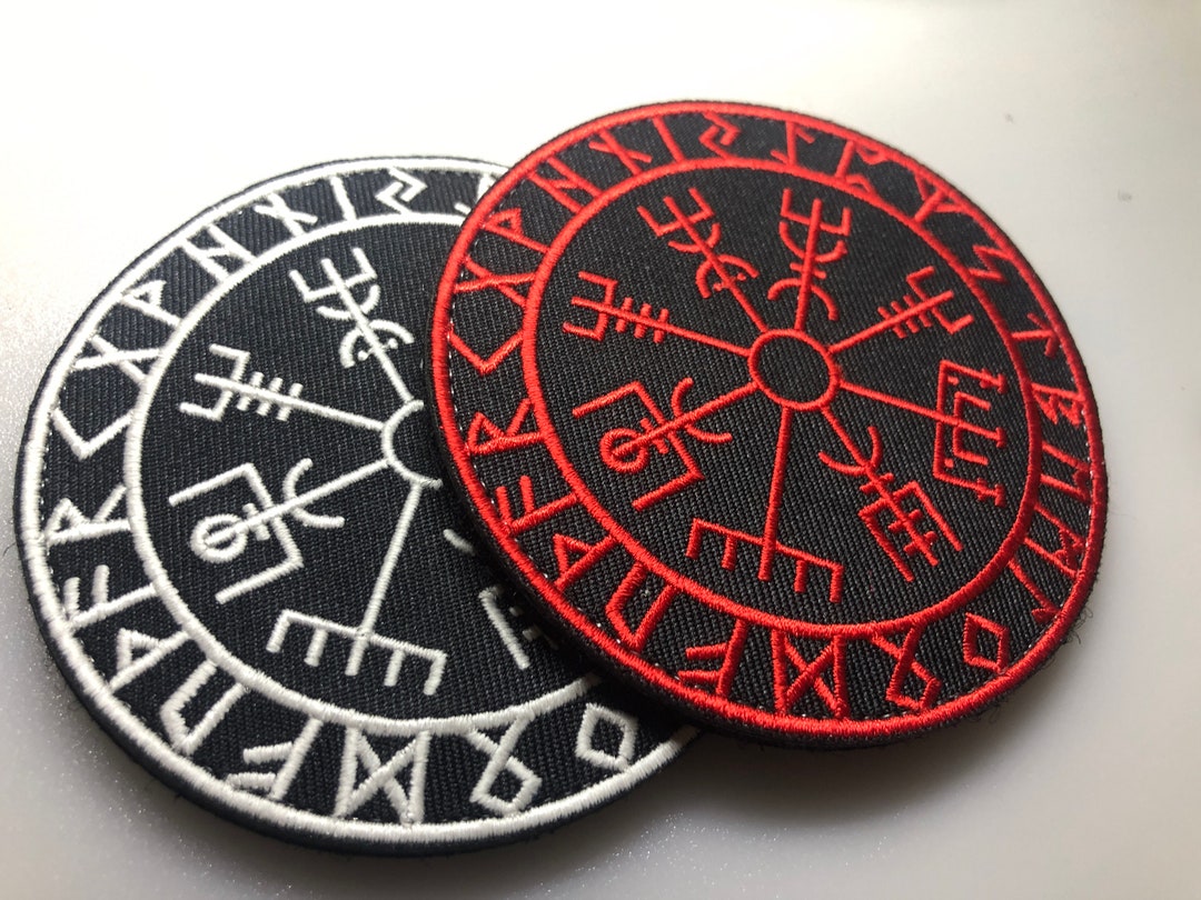 Vegvisir Compass Viking Shoulder Patch Morale Boost Tactical Airsoft ...