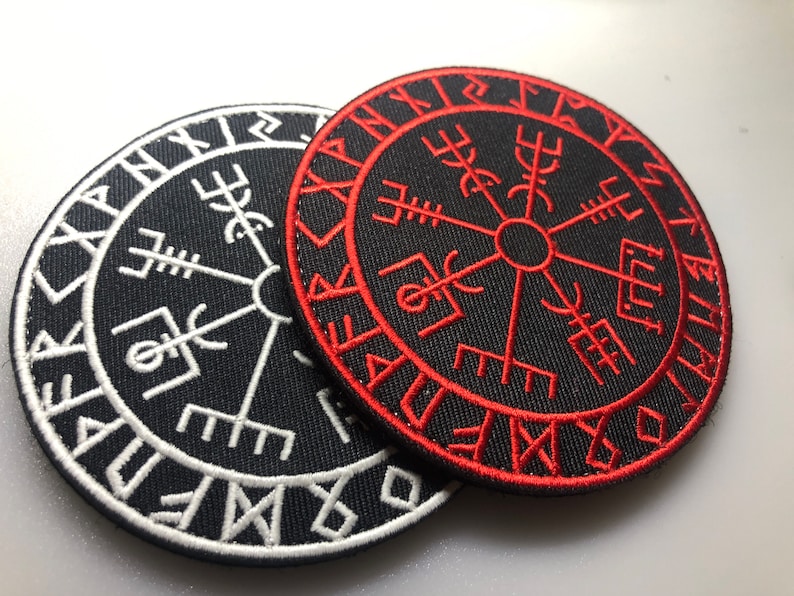 Vegvisir Compass Viking Shoulder Patch Morale Boost Tactical Airsoft ...