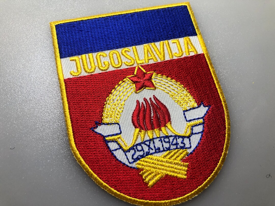 Jugoslovenska Zastava Yugo Yugoslavia Flag Patch Morale Tactical Trobojka Jugoslavija Sport ...