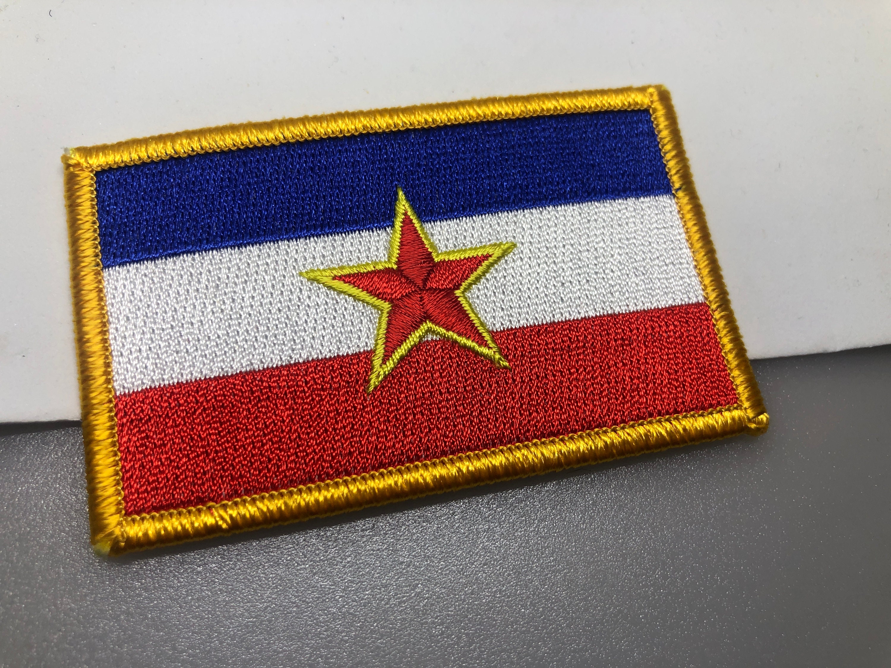 Jugoslovenska Zastava Yugo Yugoslavia Flag Patch Morale Tactical Trobojka Tito Jugoslavija ...