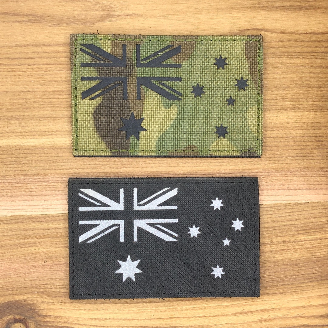Laser Cut AUSTRALIA Australian National Flag Patch Morale Boost ...