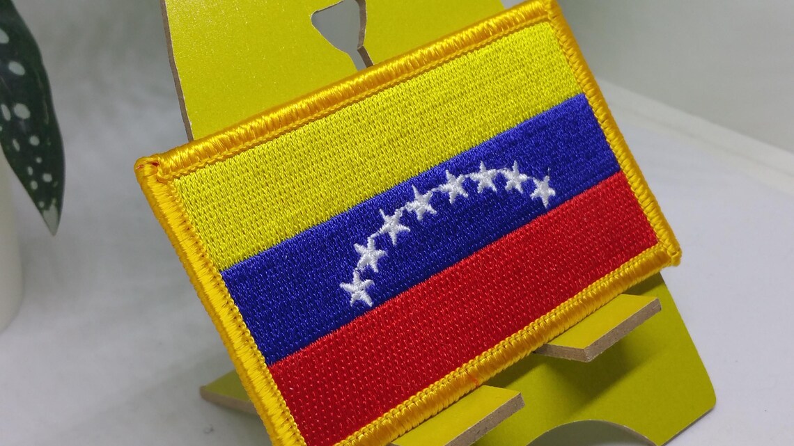 The Bolivarian Republic of Venezuela Flag Patch Morale Patch - 2x3 ...